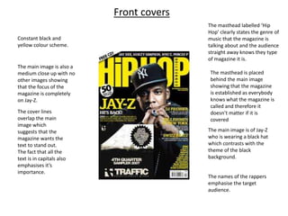 Music magazine analysis | PPTX