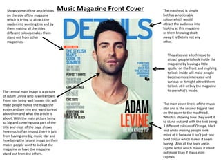 Music magazine analysis | PPT
