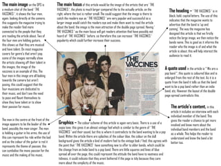 Music magazine anaylsis | PPT