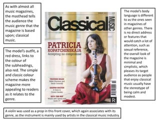 Music magazines annotations | PPTX | Contemporary Hits/Pop/Top 40 | Music