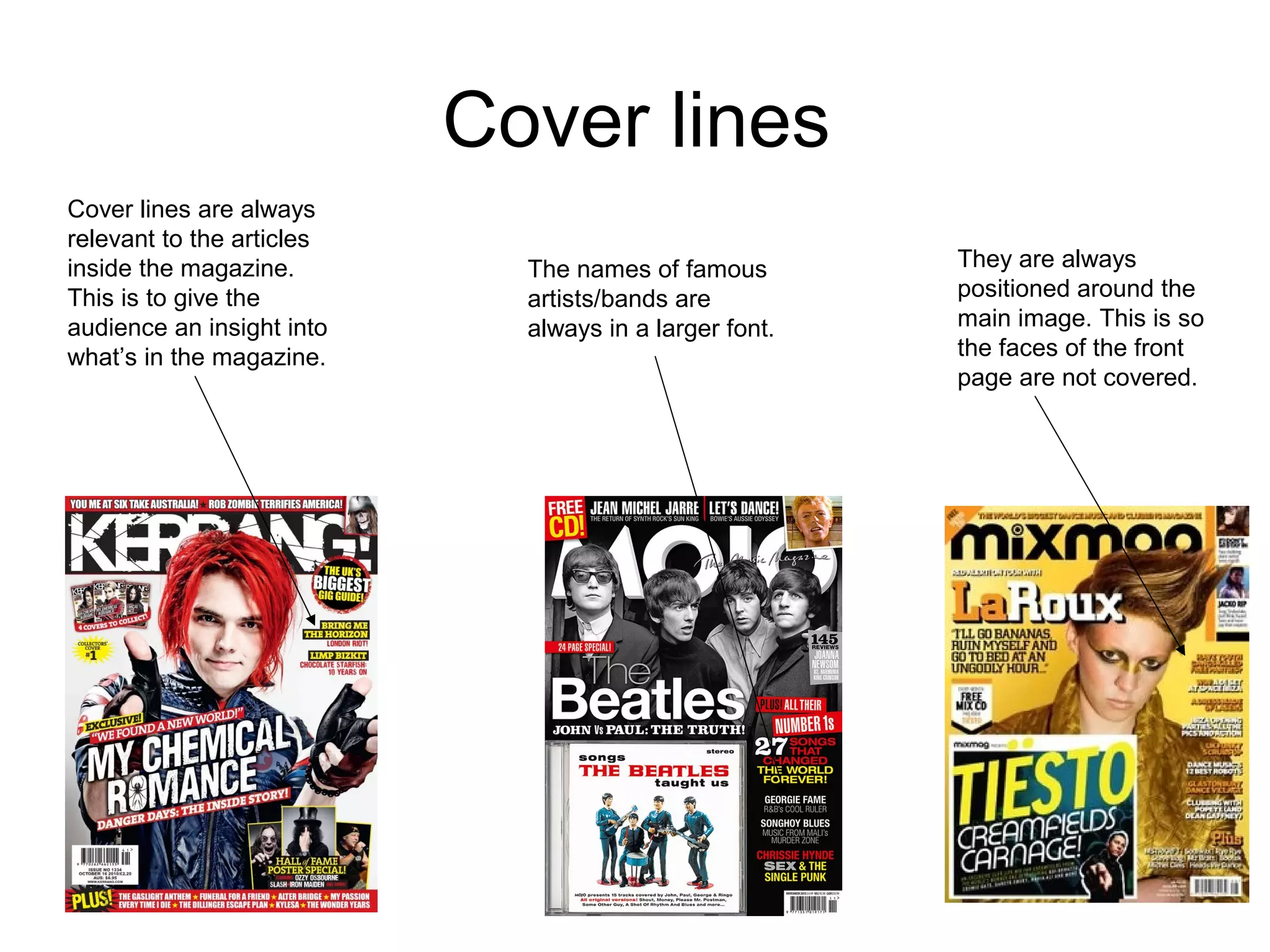 Music magazine codes and conventions | PPT