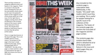 Music magazine Contents Page | PPTX