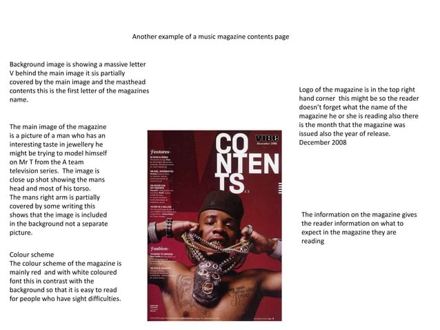 Music magazine contents pages | PPTX | Desktop Publishing | Computer ...