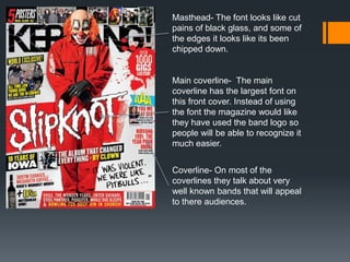 Music magazine covers | PPT