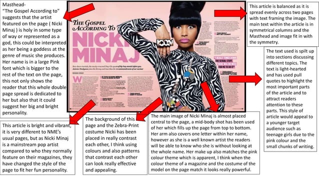 Music magazine double page spread 1 | PPTX