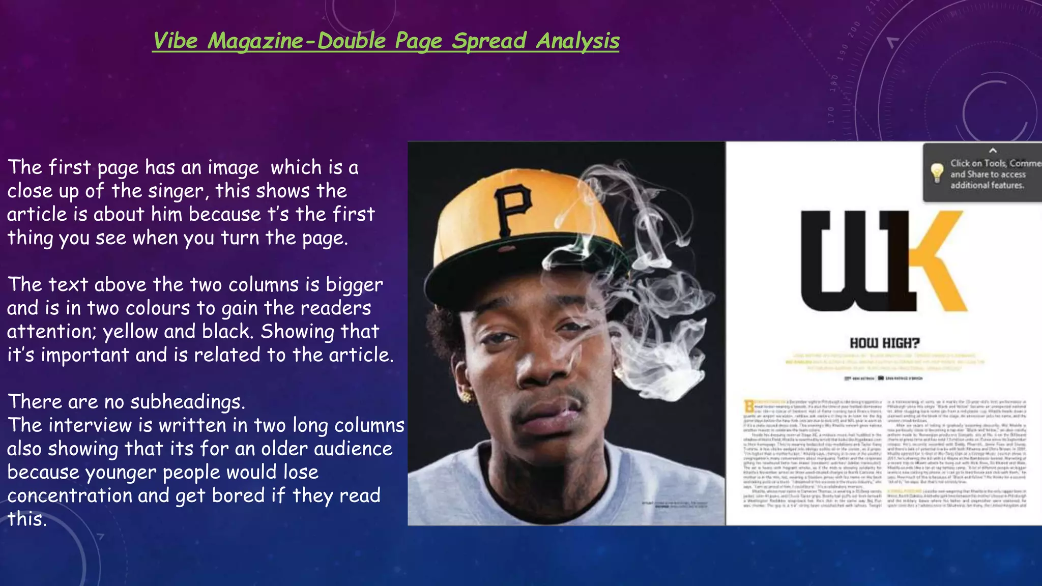 Music Magazine Double Page Spread Analysis | PPT