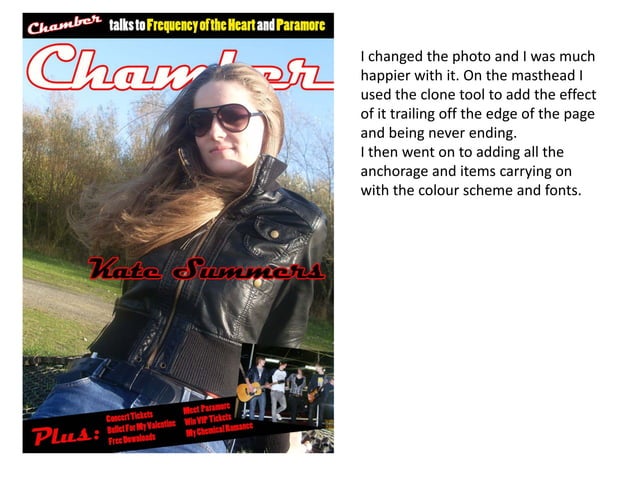 Music magazine drafts | PPT