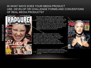 Music magazine evaluation | PPTX