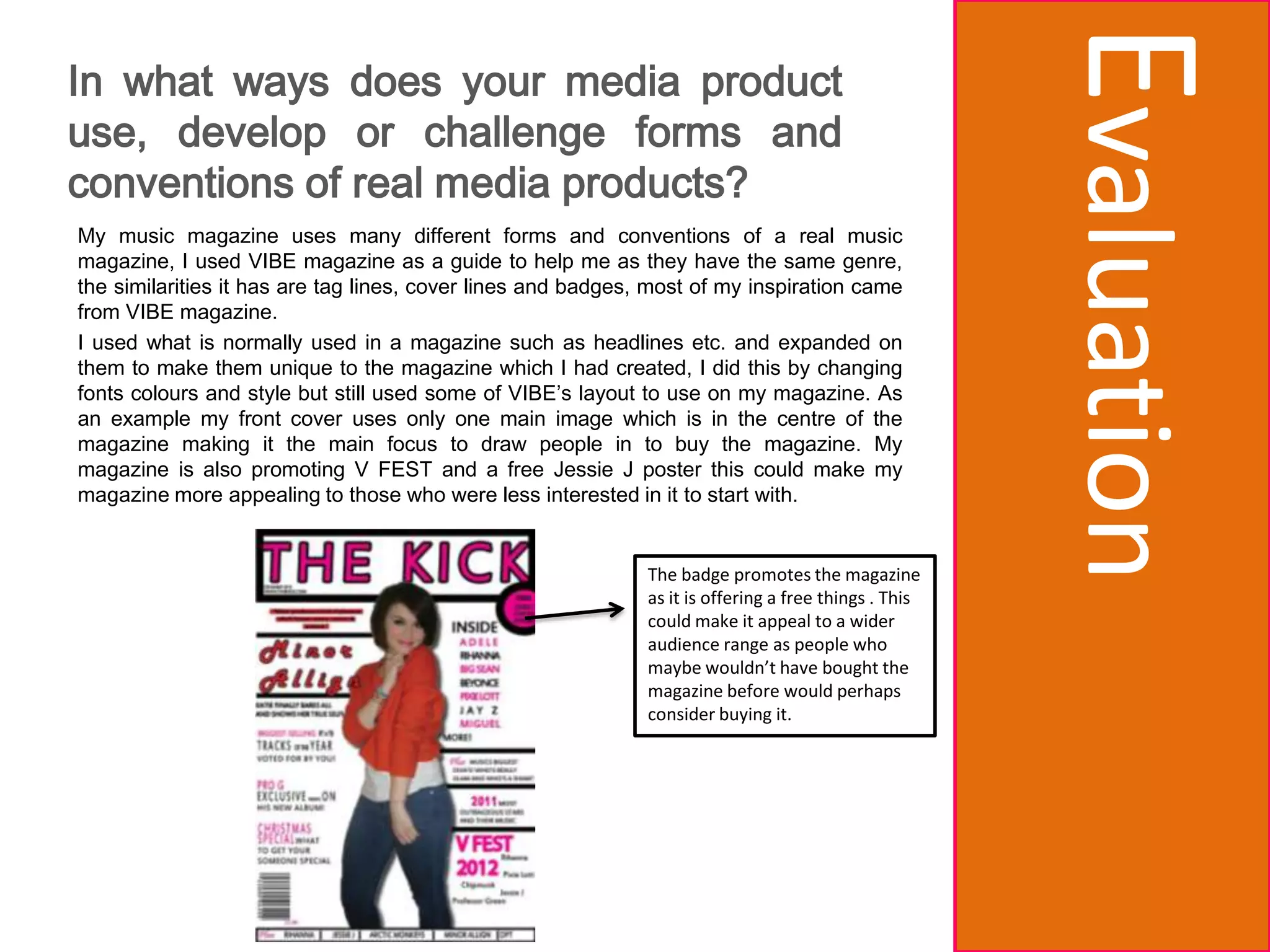 Music magazine evaluation | PPTX