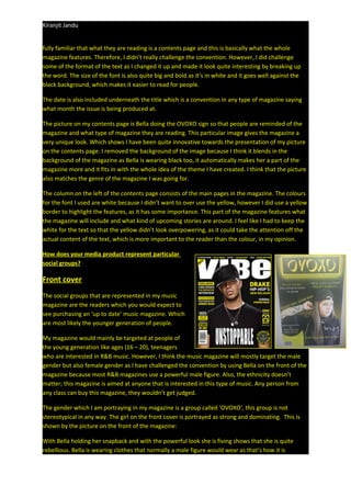 Music magazine evaluation 3 | DOC