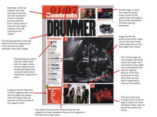 Music magazine front covers | PPTX