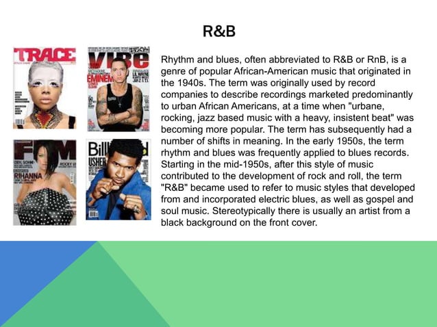 Music magazine genres | PPTX