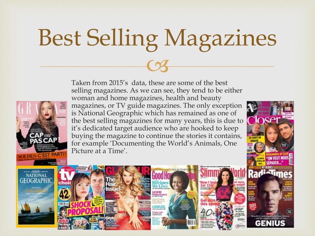 Magazine Genres | PPTX | Adult Contemporary Music | Music