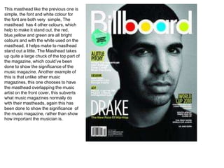 Music magazine masthead analysis.pptx (1) | PPT