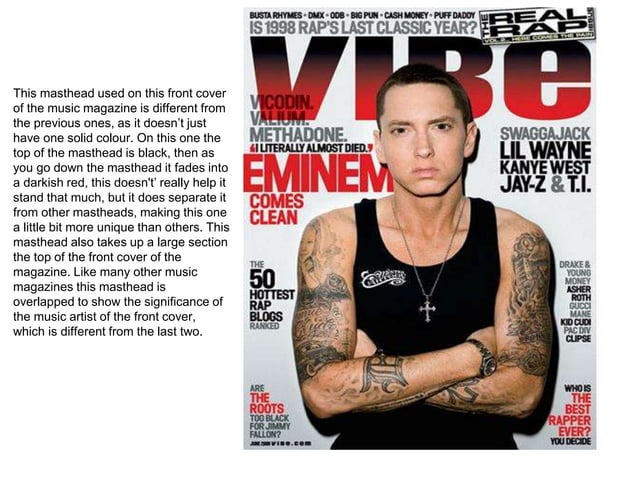 Music magazine masthead analysis.pptx (1) | PPT