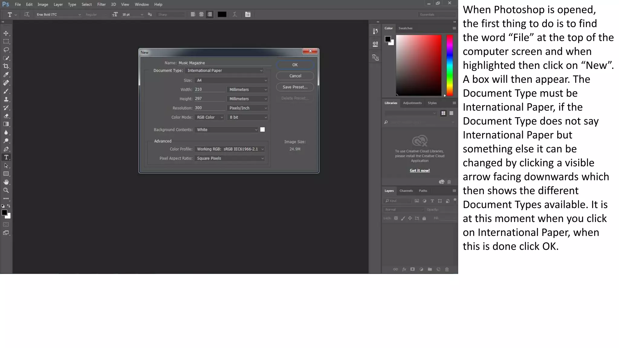 Music magazine photoshop screenshots | PPTX