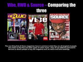 Music Magazine Planning | PPT | Urban AC Music | Adult Contemporary Music