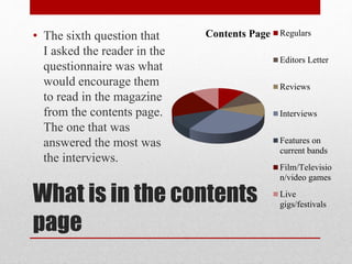 Music magazine questionnaire | PPTX | Adult Contemporary Music | Music