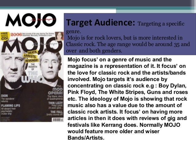 Music magazine research