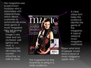 Music magazine research | PPT