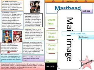 Music magazine research & design | PPT
