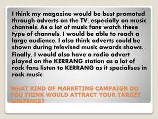 Music magazines - Audience | PPT