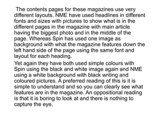 Music magazine signs and signifiers analysis | PPT