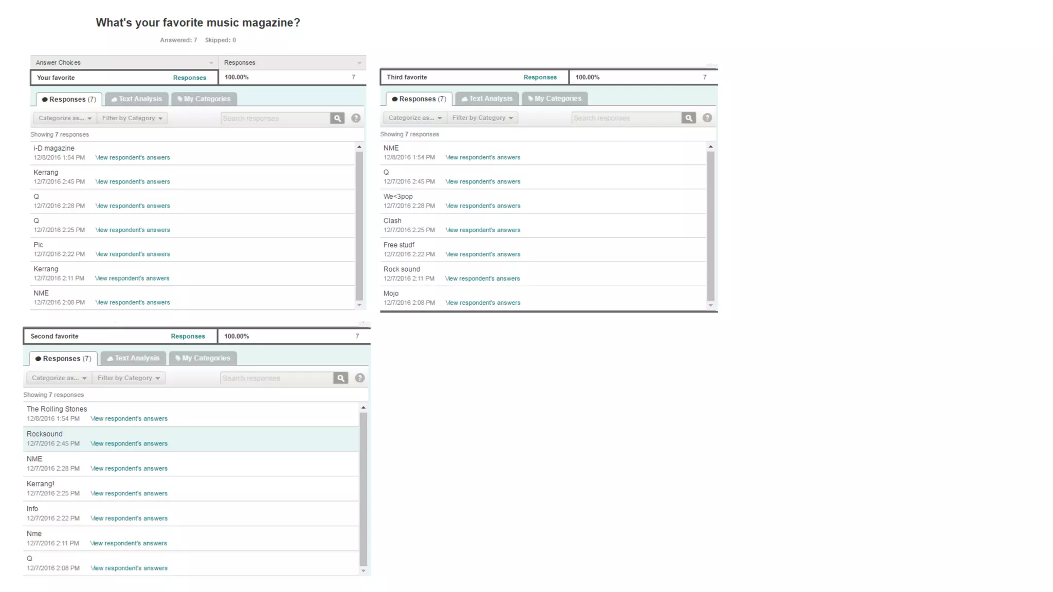Music magazine survey | PPTX