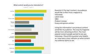 Music magazine survey | PPT