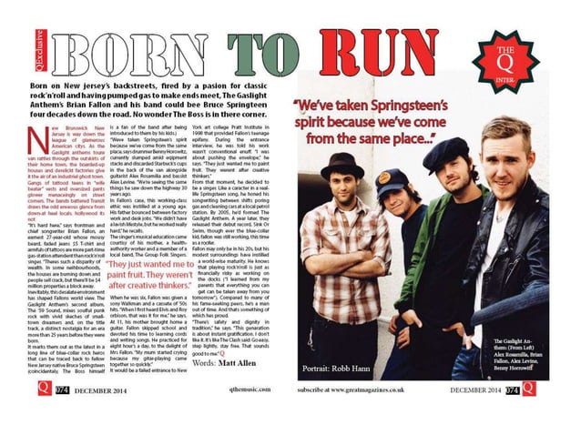 Music magazine the double page spread example | PPT