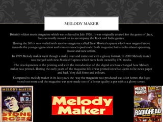 Music magazine timeline | PPT