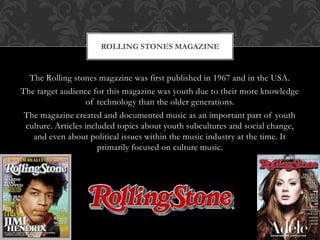 Music magazine timeline | PPT