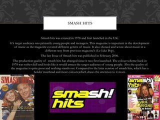 Music magazine timeline | PPT