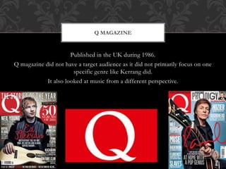 Music magazine timeline | PPT