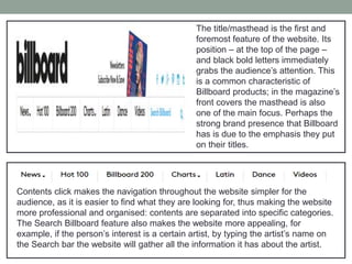 Music magazine website research | PPTX