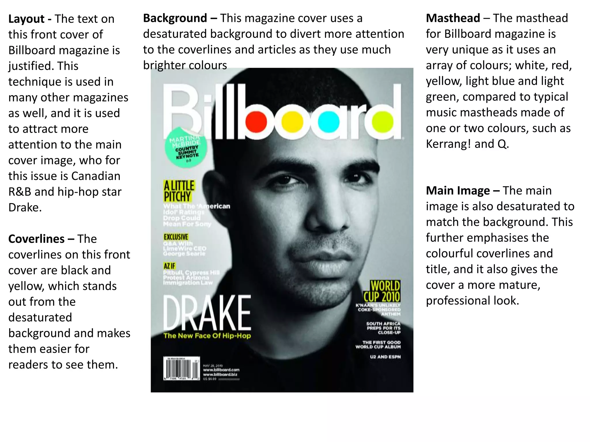 Music mag cover analysis | PPTX