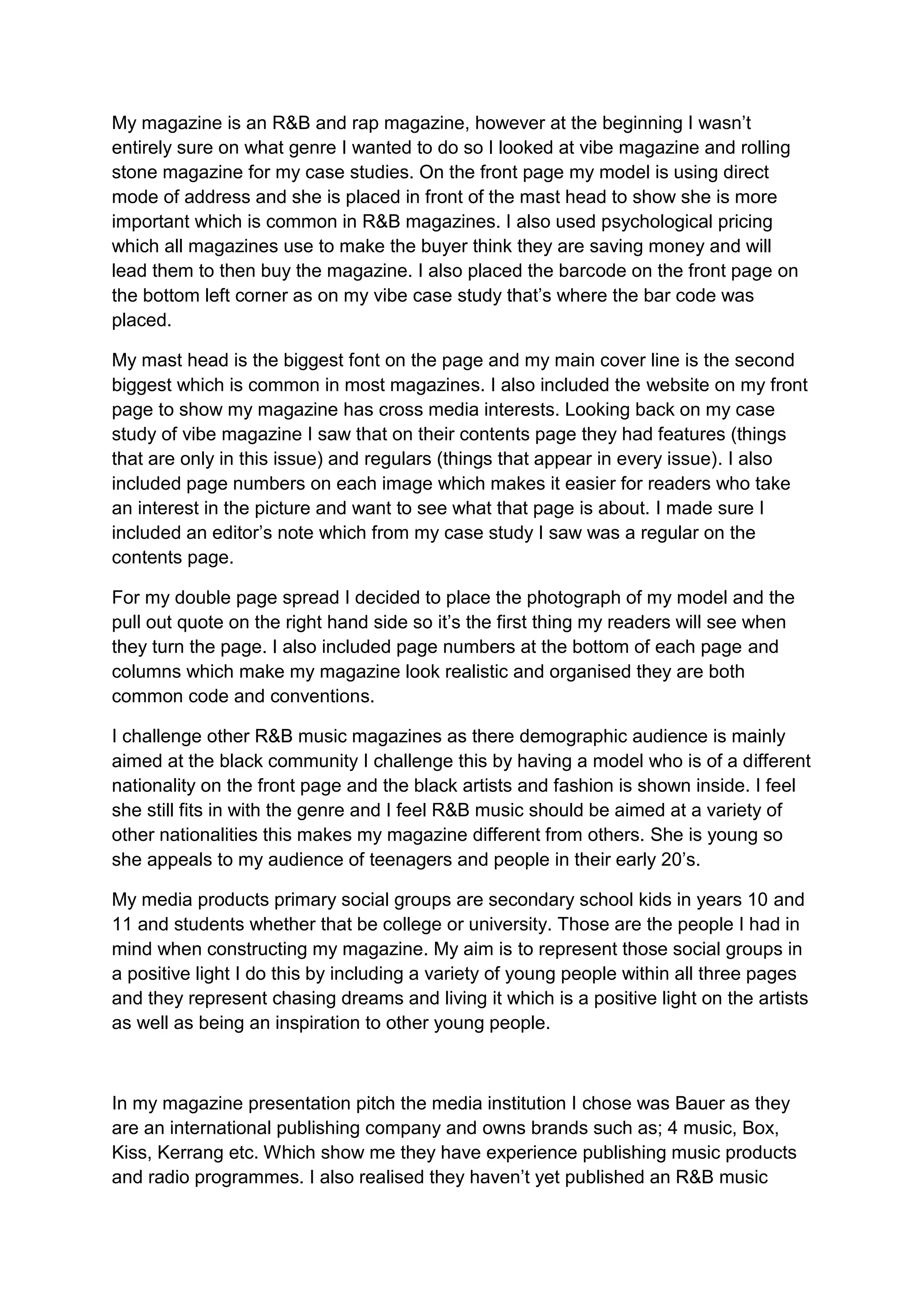 Music mag evaluation script | PDF