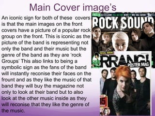 Music magazine's signs and signifiers | PPT