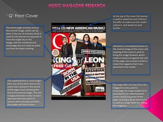 Music magzine research | PPTX