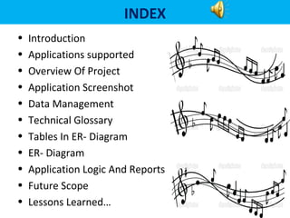 Music management system | PPT