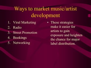 Music marketing strategy | PDF