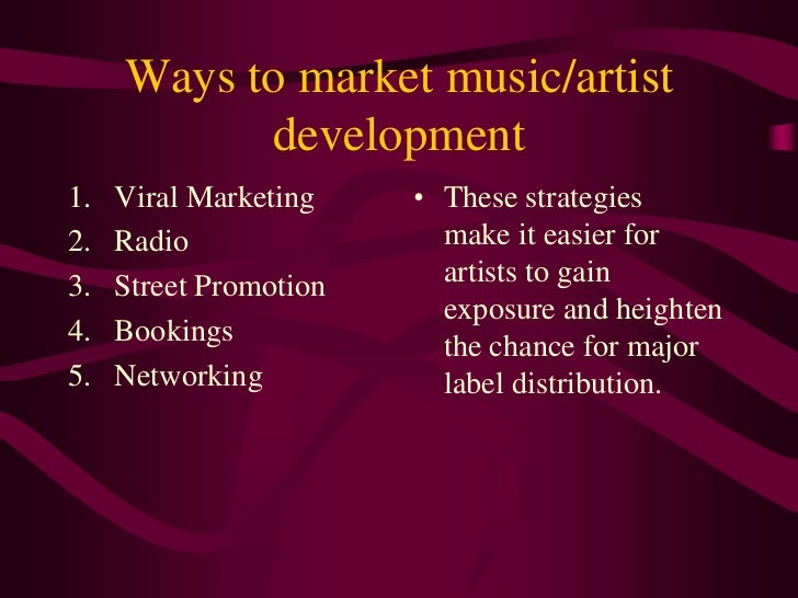 Music Marketing Strategy