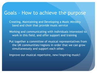 Music ministry presentation | PPTX