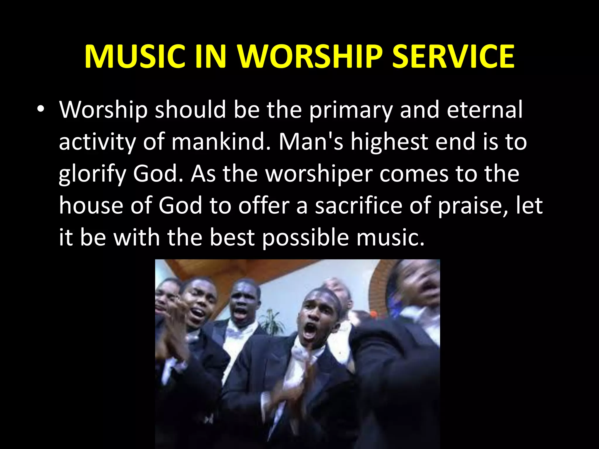 Music Ministry Presentation | PDF