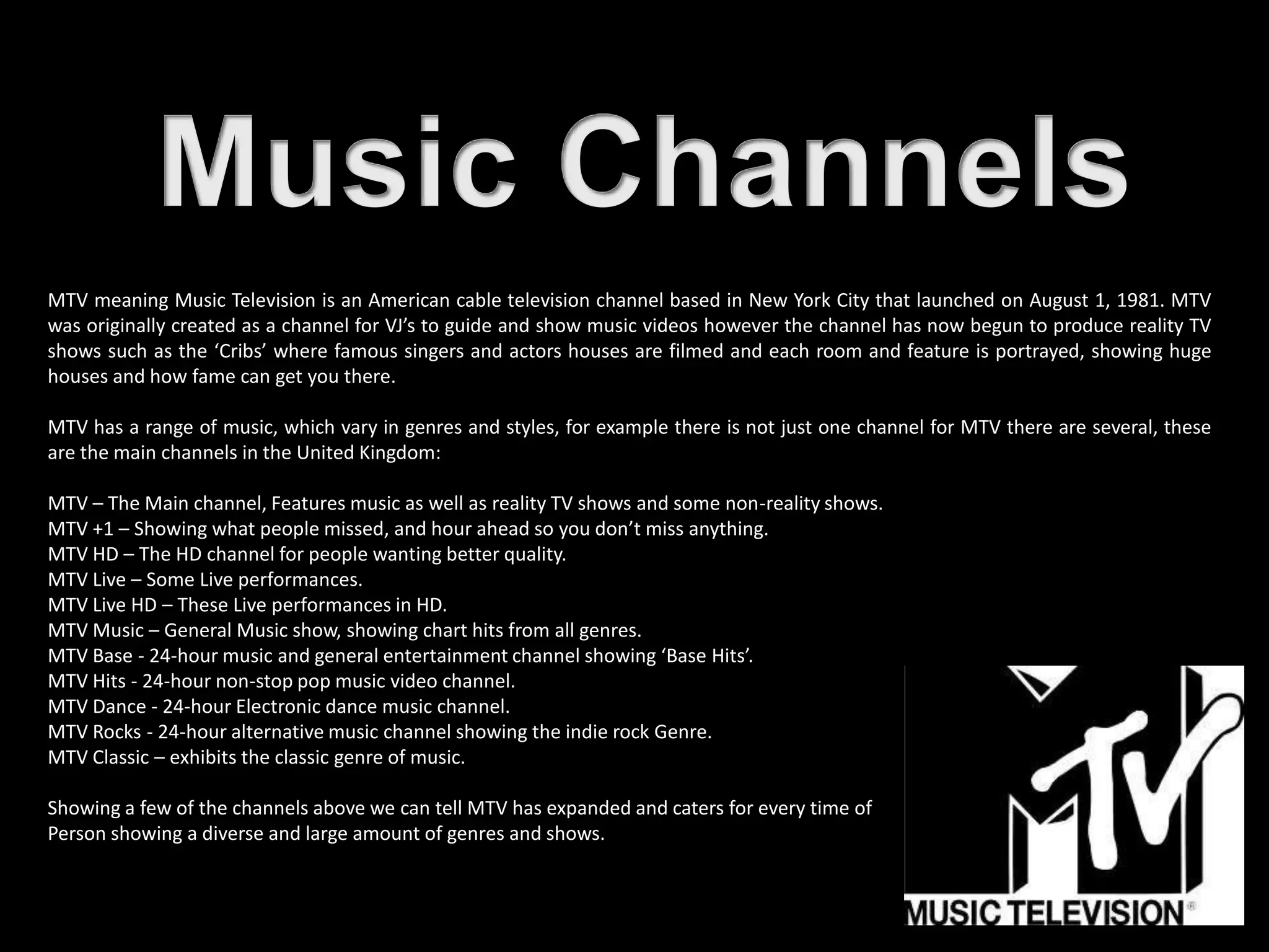 Music MTV | PPTX