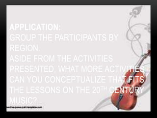 Music of 20th century music10-q1 | PPTX