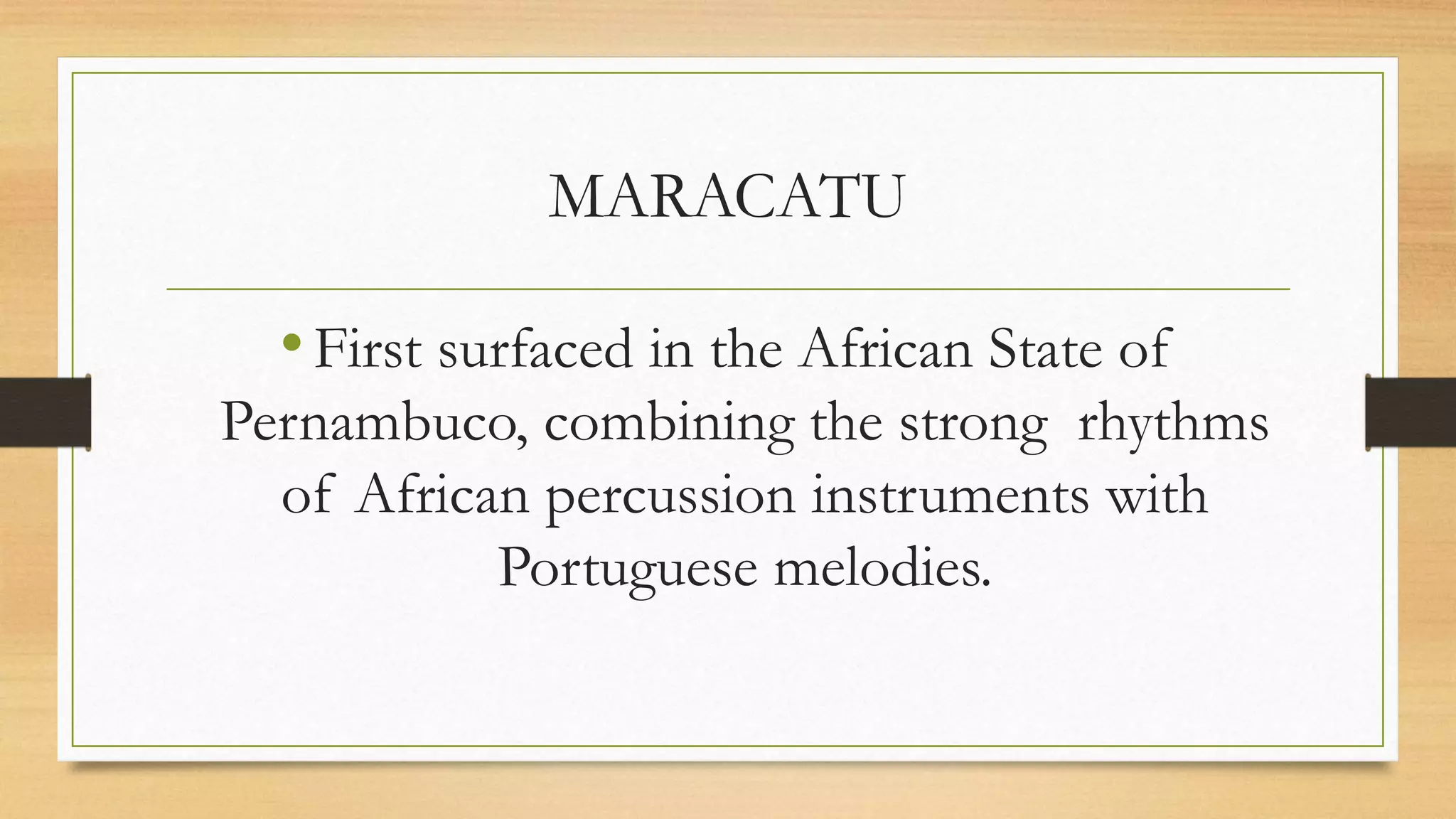 Music of africa | PPTX