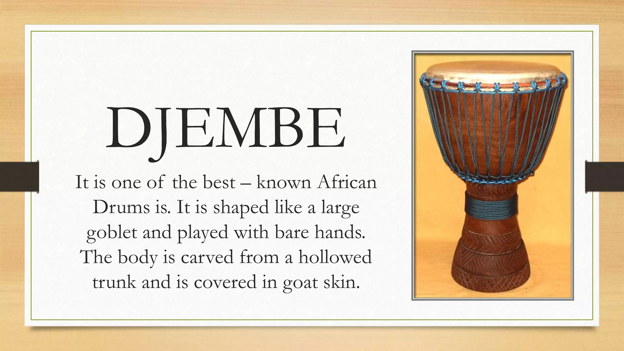 Music of africa | PPTX