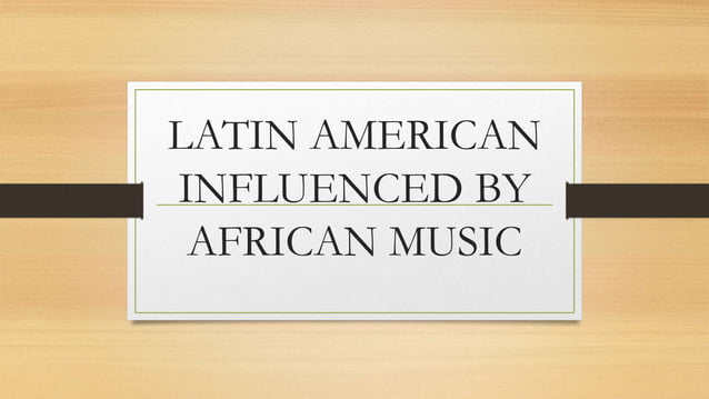 Music of africa | PPTX