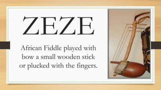 Music of africa | PPTX